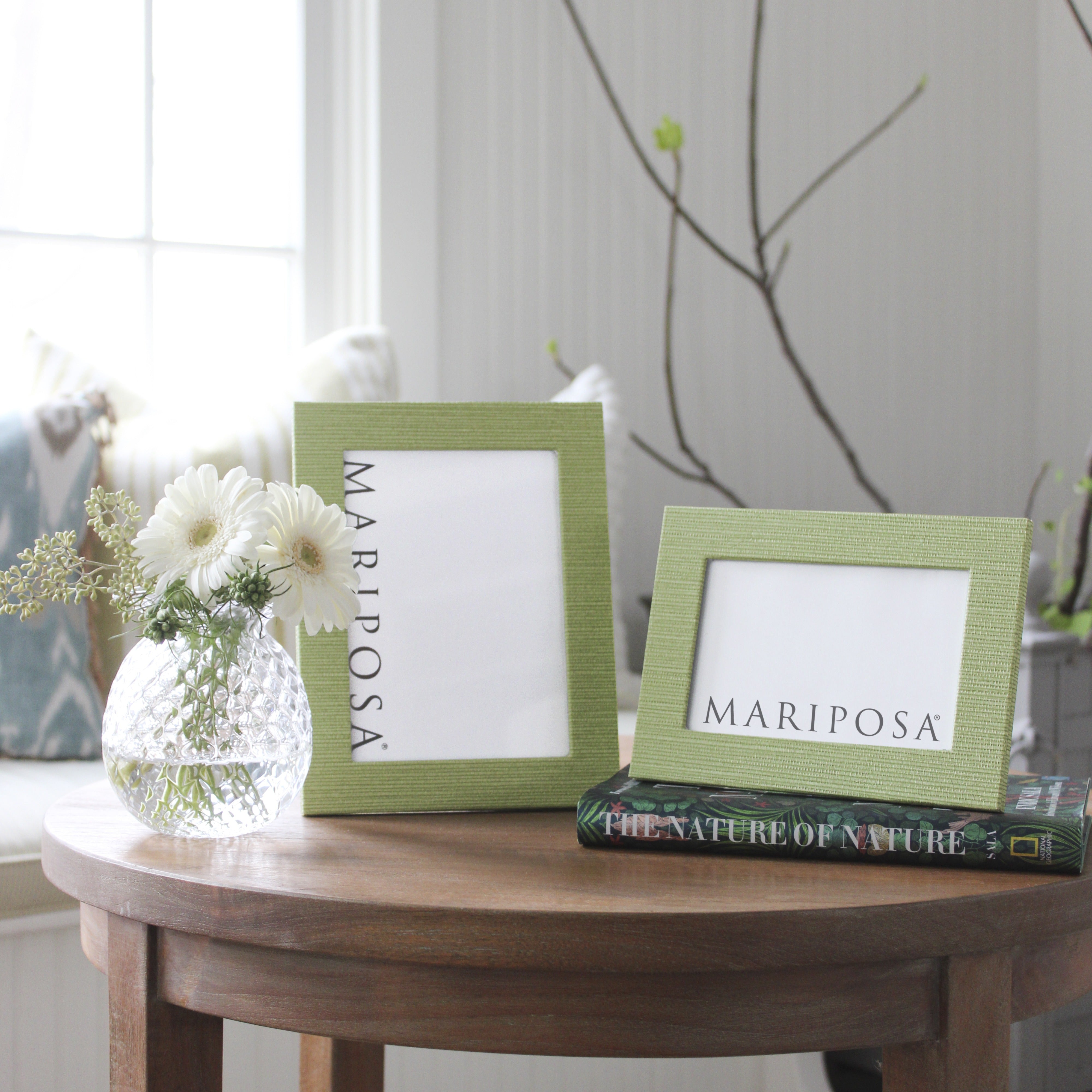 Palma Faux Grasscloth 5x7 Frame – Mariposa