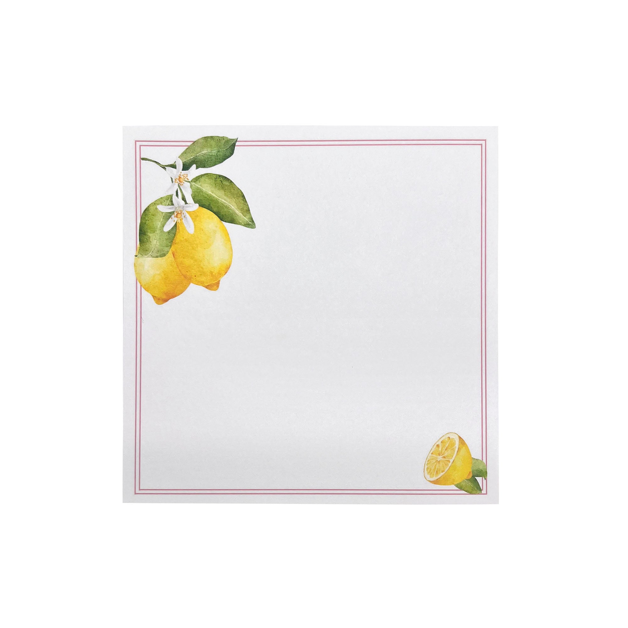Lemon Note Pad Refill, 75 Count – Mariposa