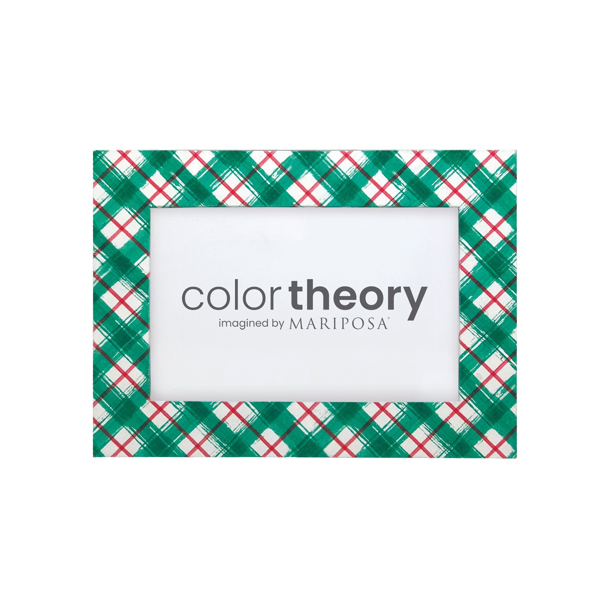 Green and Red Plaid 4x6 Frame – Mariposa