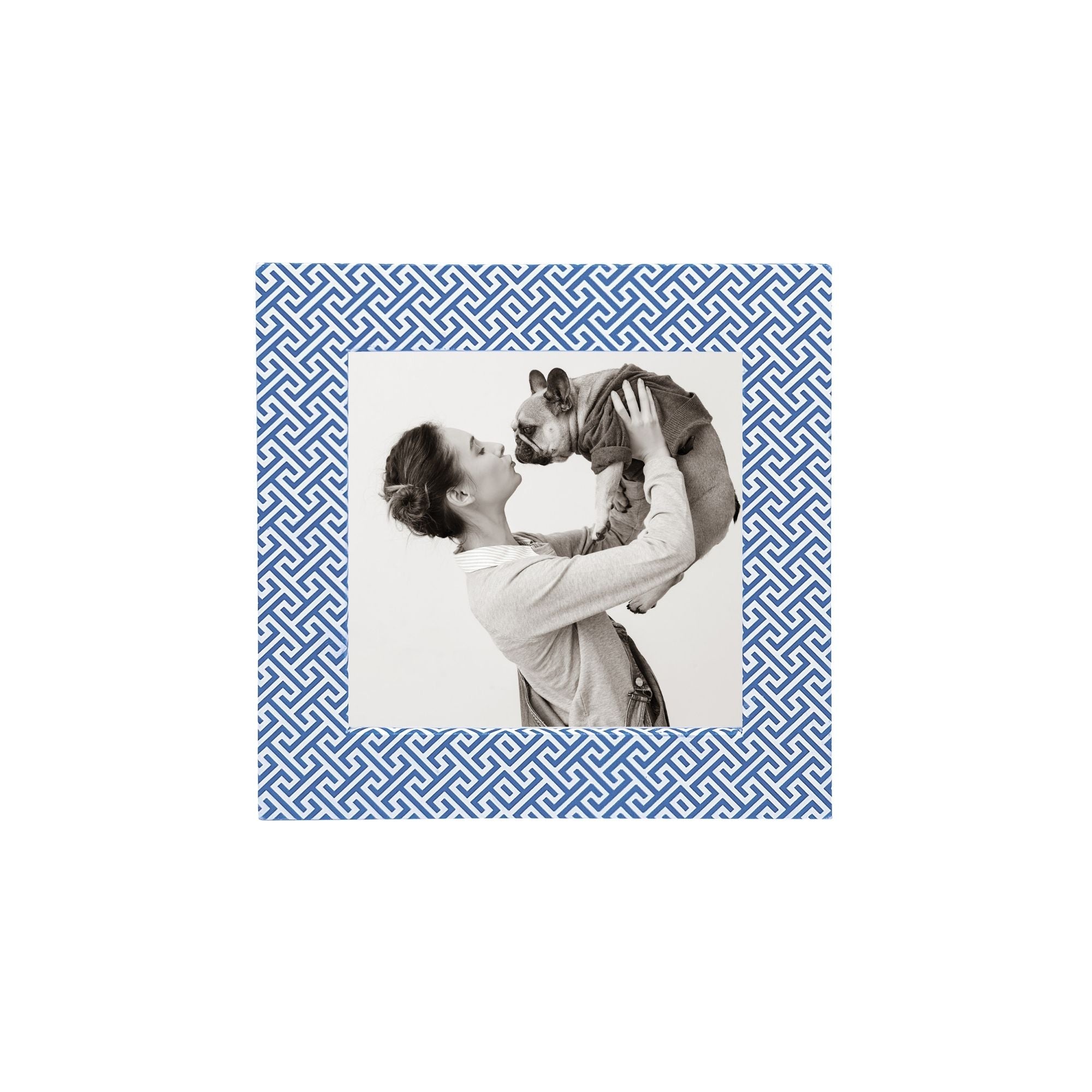Double Sided Fretwork and Denim Blue 4x4 Frame – Mariposa