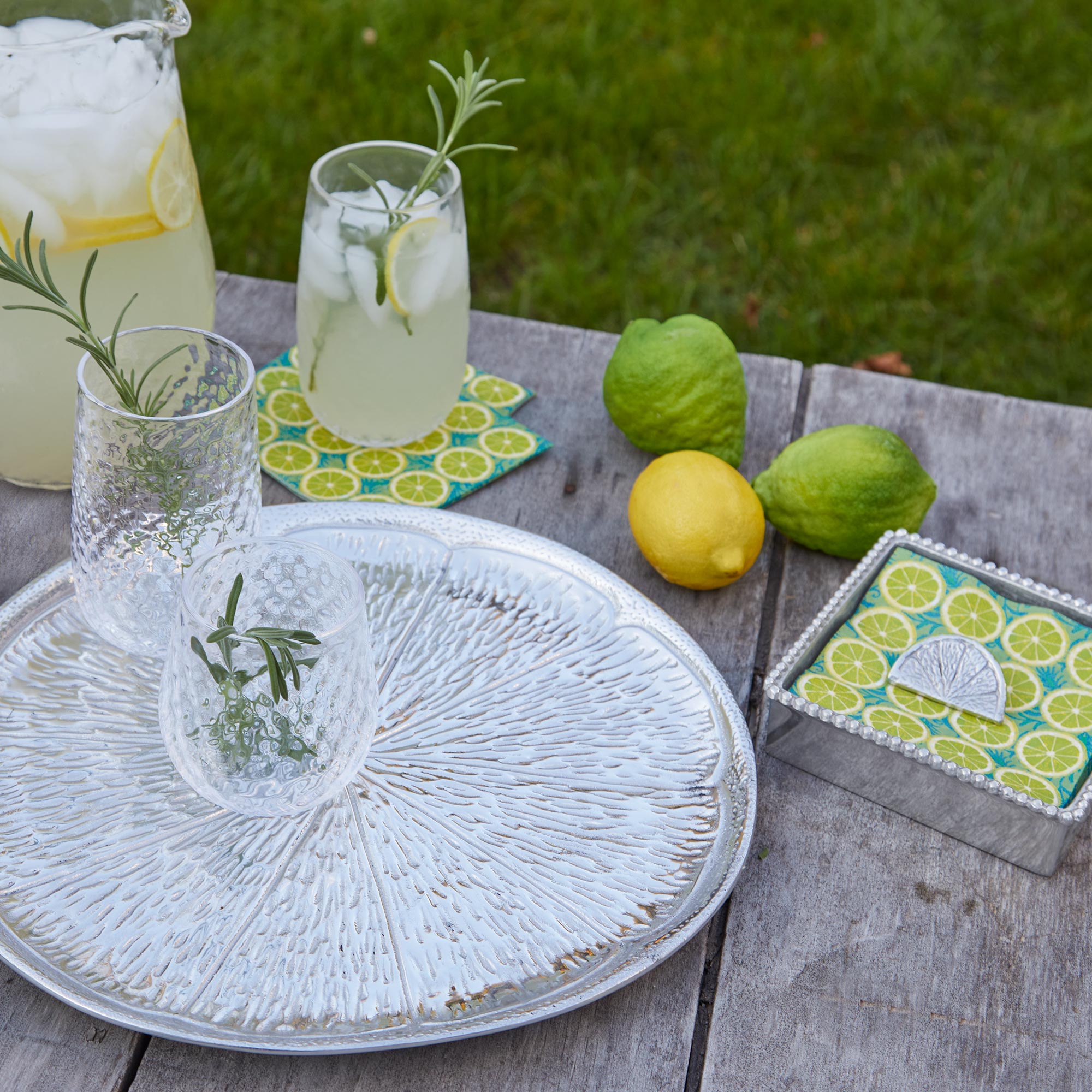 Green Lime Napkin Weight | Mariposa