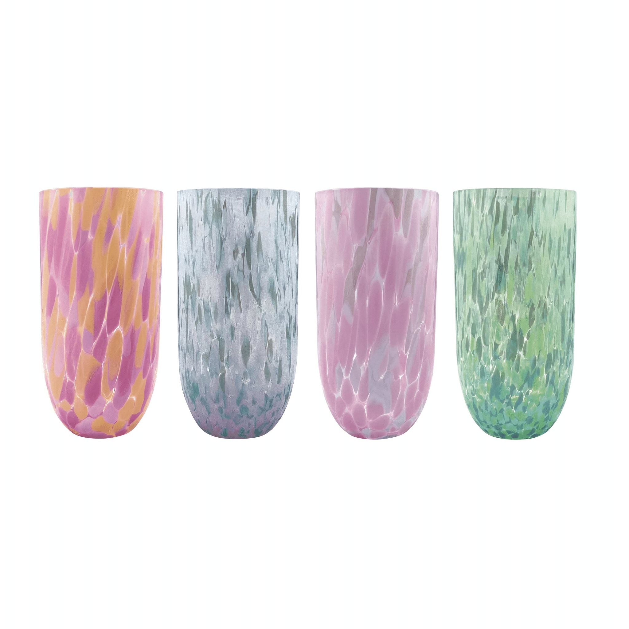 Sip Sip Drinking Glass Assorted Set of 4 – Mariposa