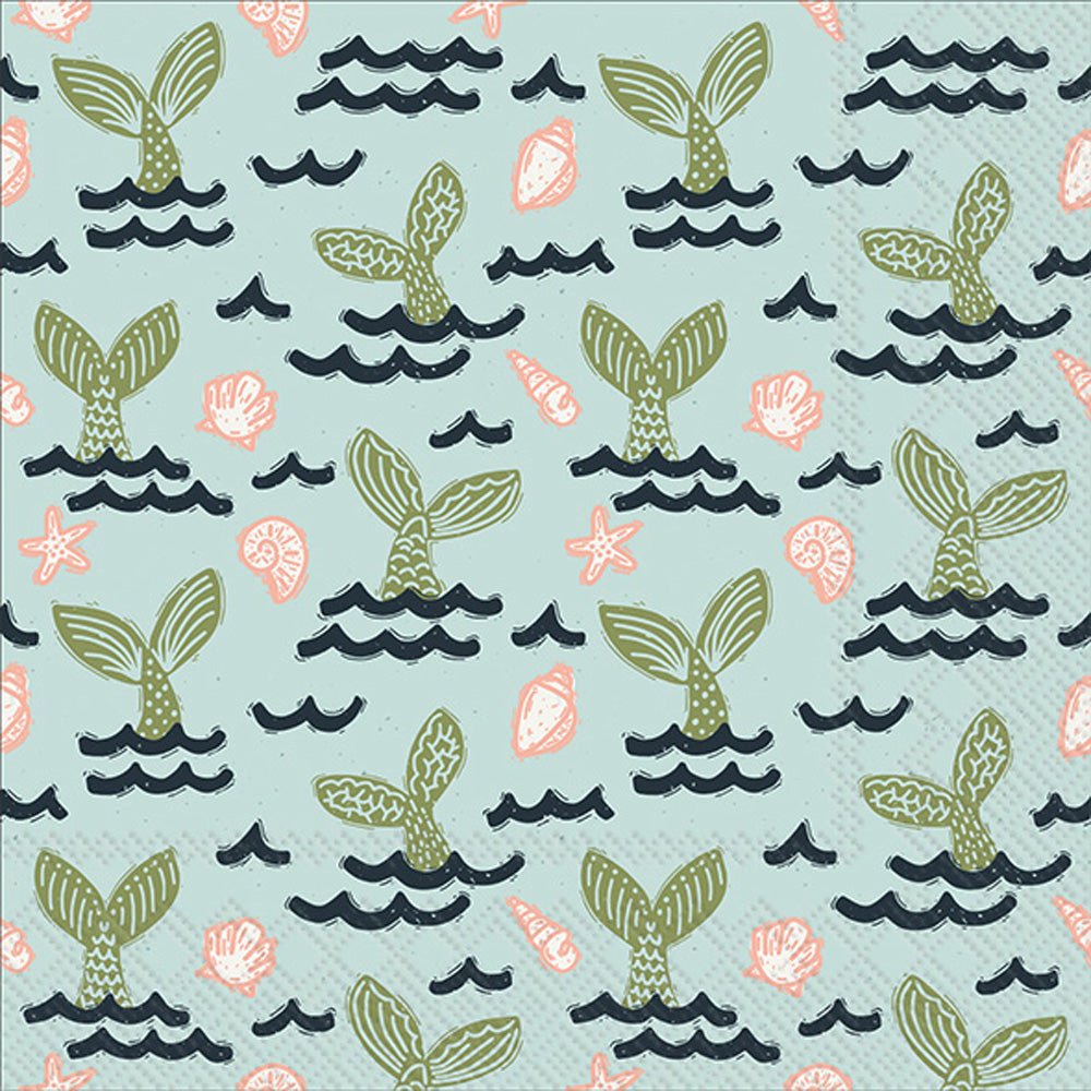 Mermaid Tail Cocktail Napkin By Boston International – Mariposa