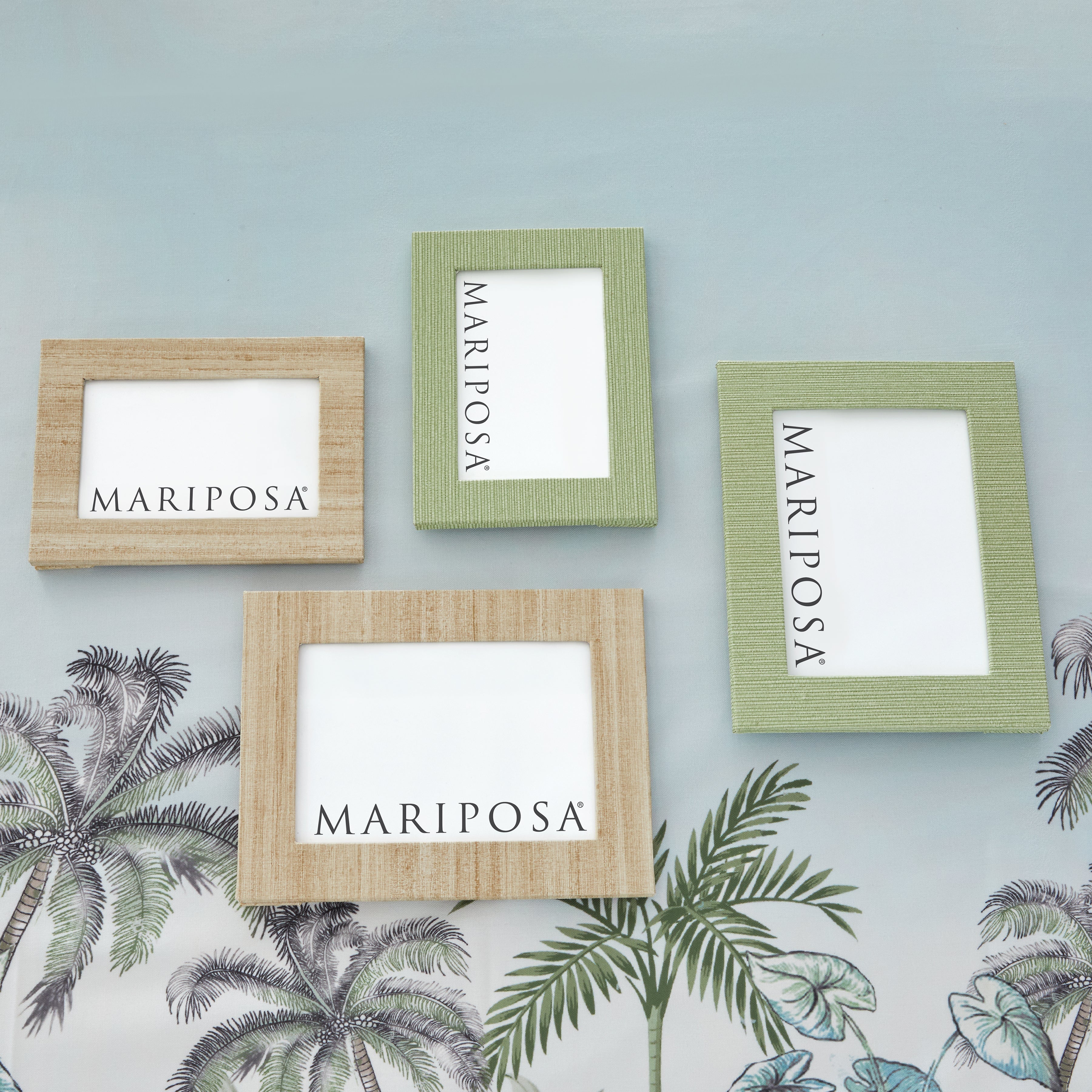 Palma Faux Grasscloth 4x6 Frame – Mariposa