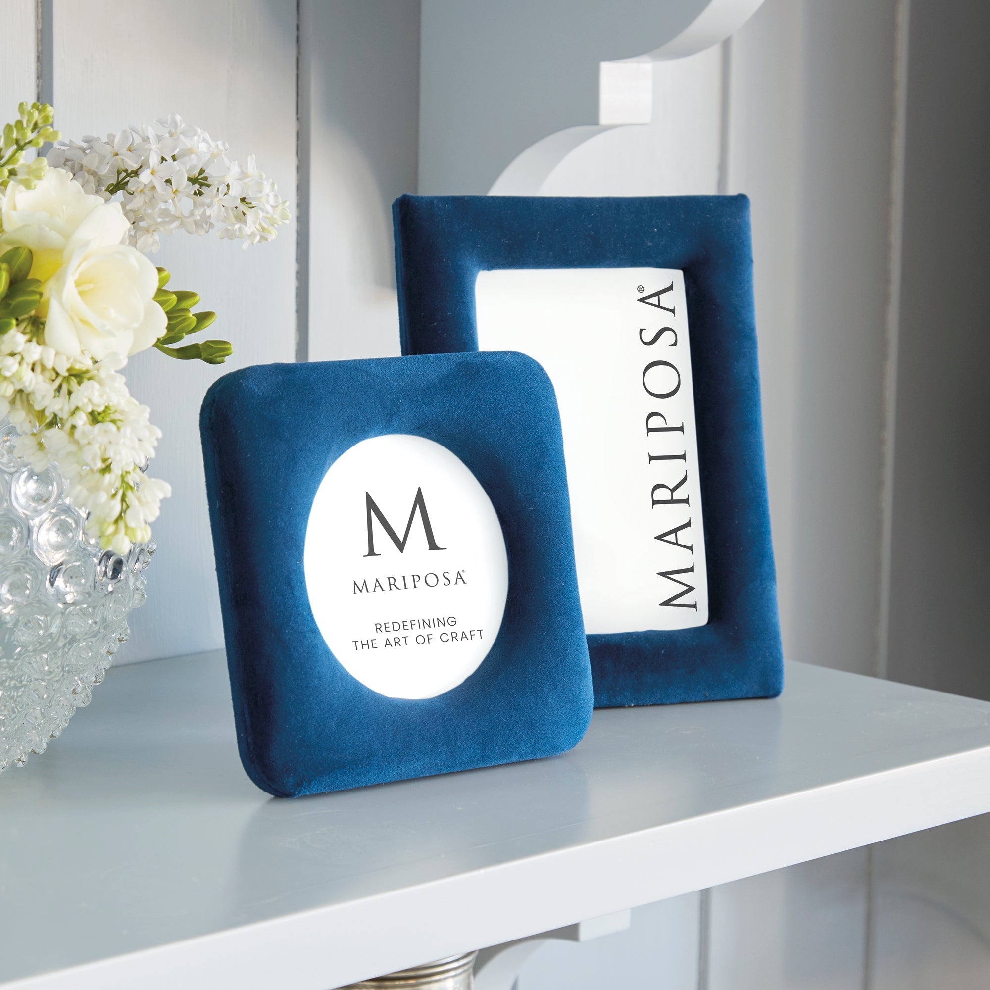 Lola Indigo Velvet 4x6 Frame – Mariposa