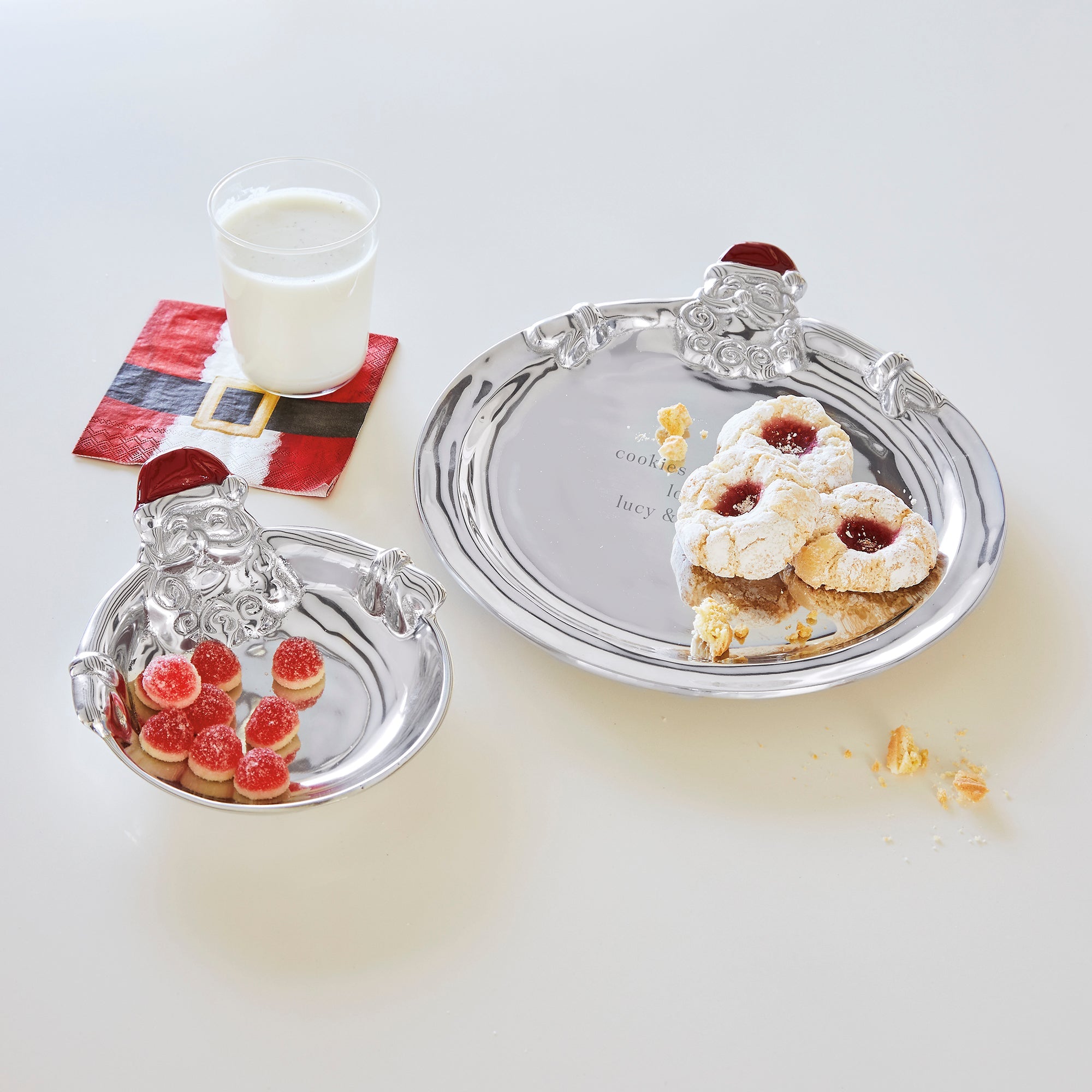 Hugging Santa Candy Dish – Mariposa