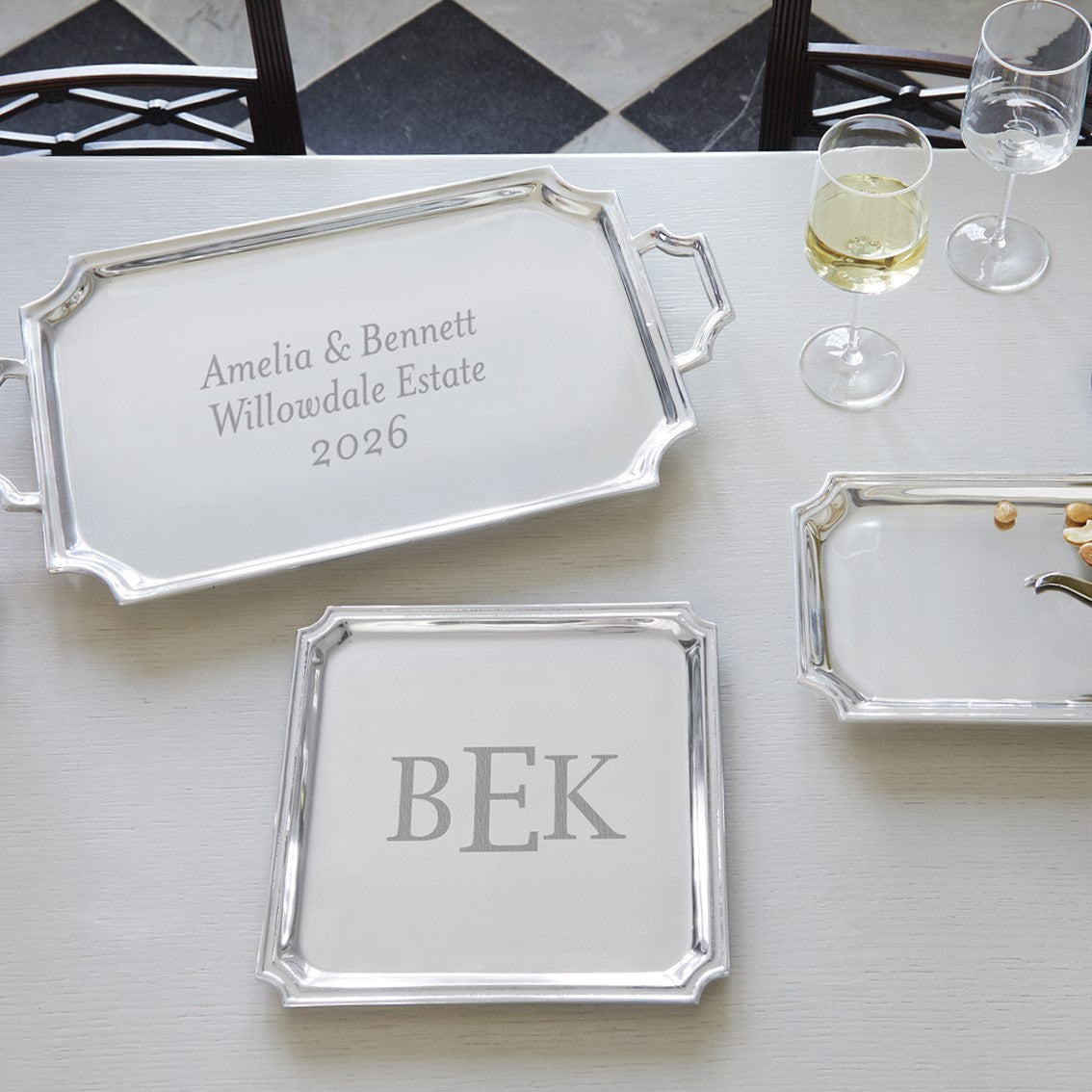 Linzee Square Platter – Mariposa