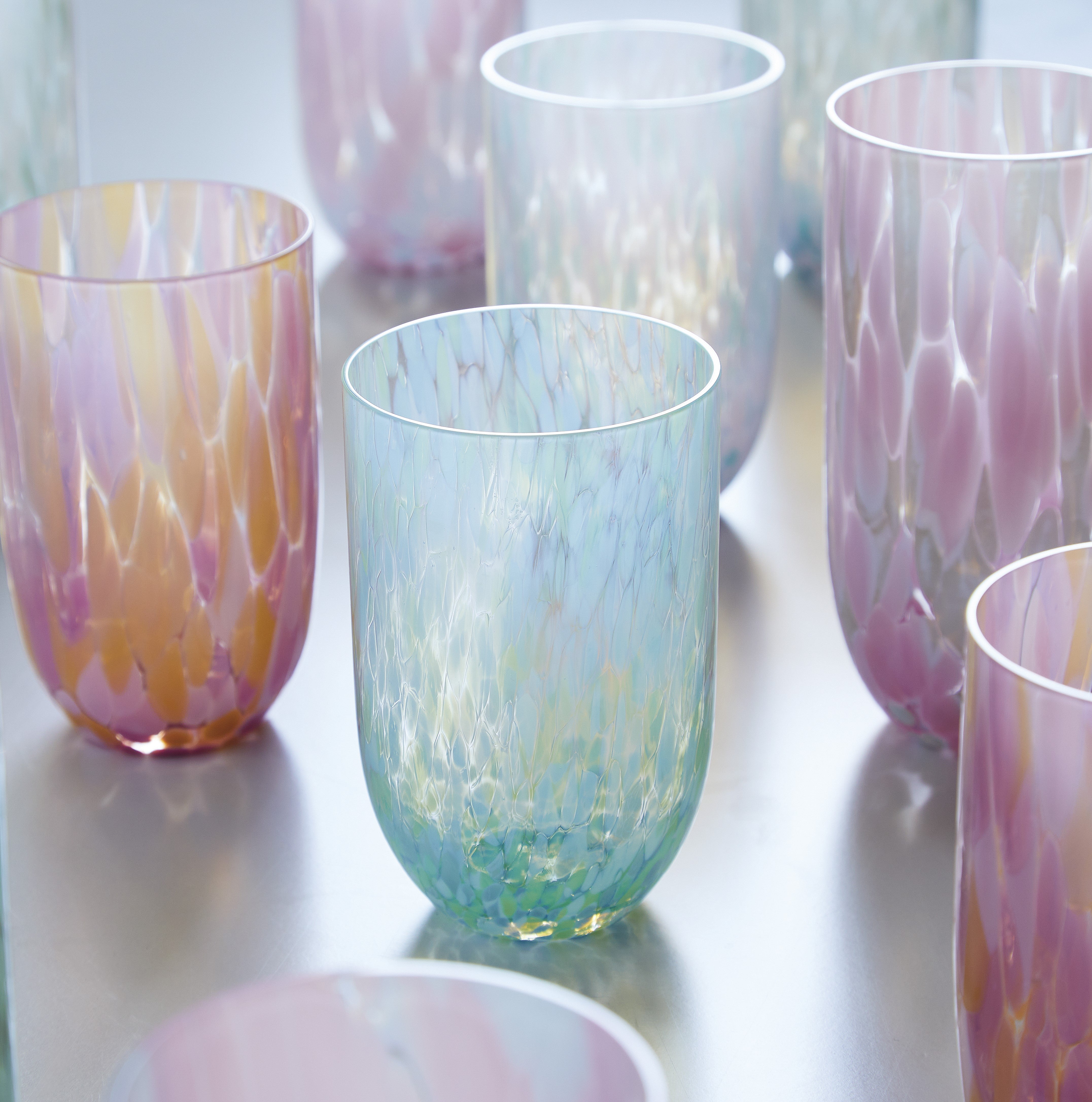 Sip Sip Drinking Glass Assorted Set of 4 – Mariposa