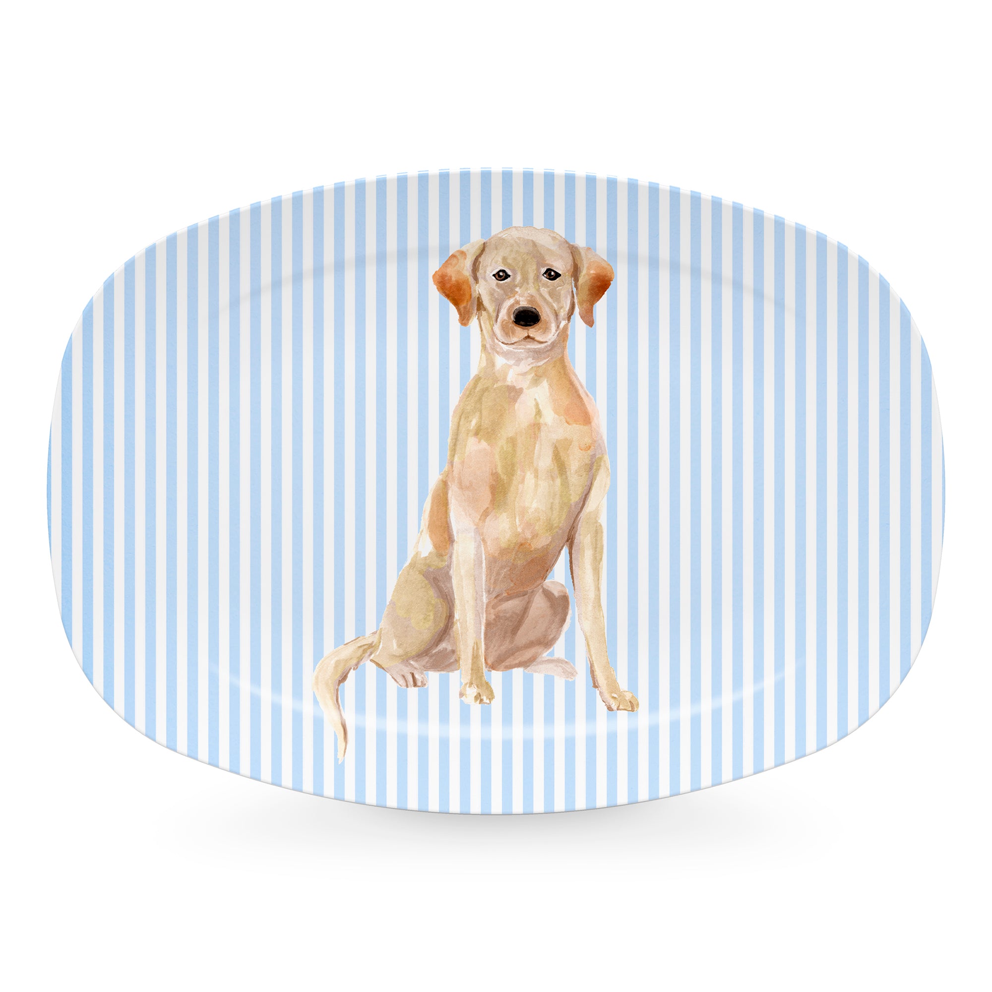 Best Friends Yellow Lab Platter – Mariposa
