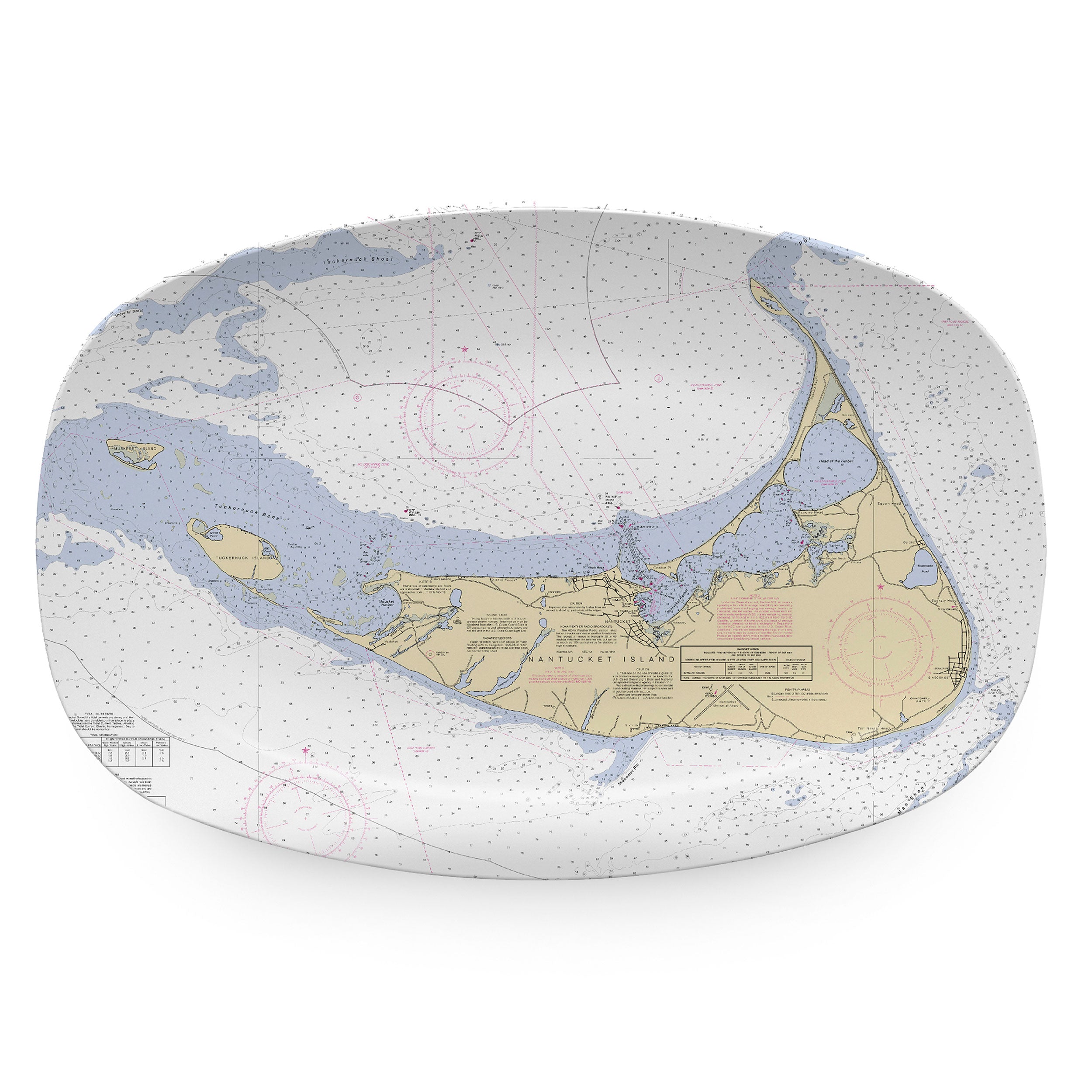 NANTUCKET Chart Platter | Mariposa